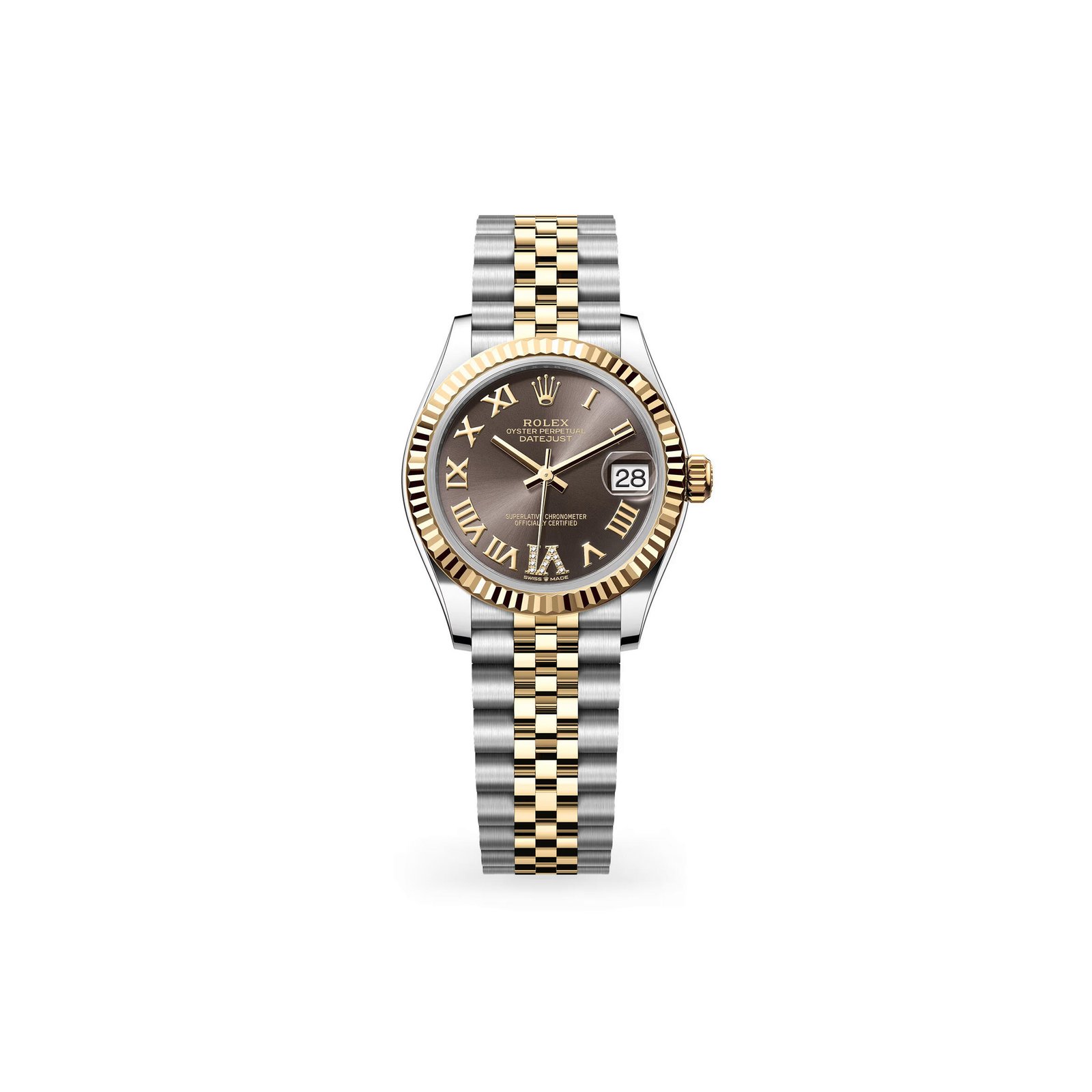 ROLEX DATEJUST 31 OYSTER, 31 MM, OYSTERSTEEL AND YELLOW GOLD 278273 ...